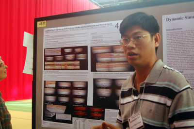 Giving my Poster talk.